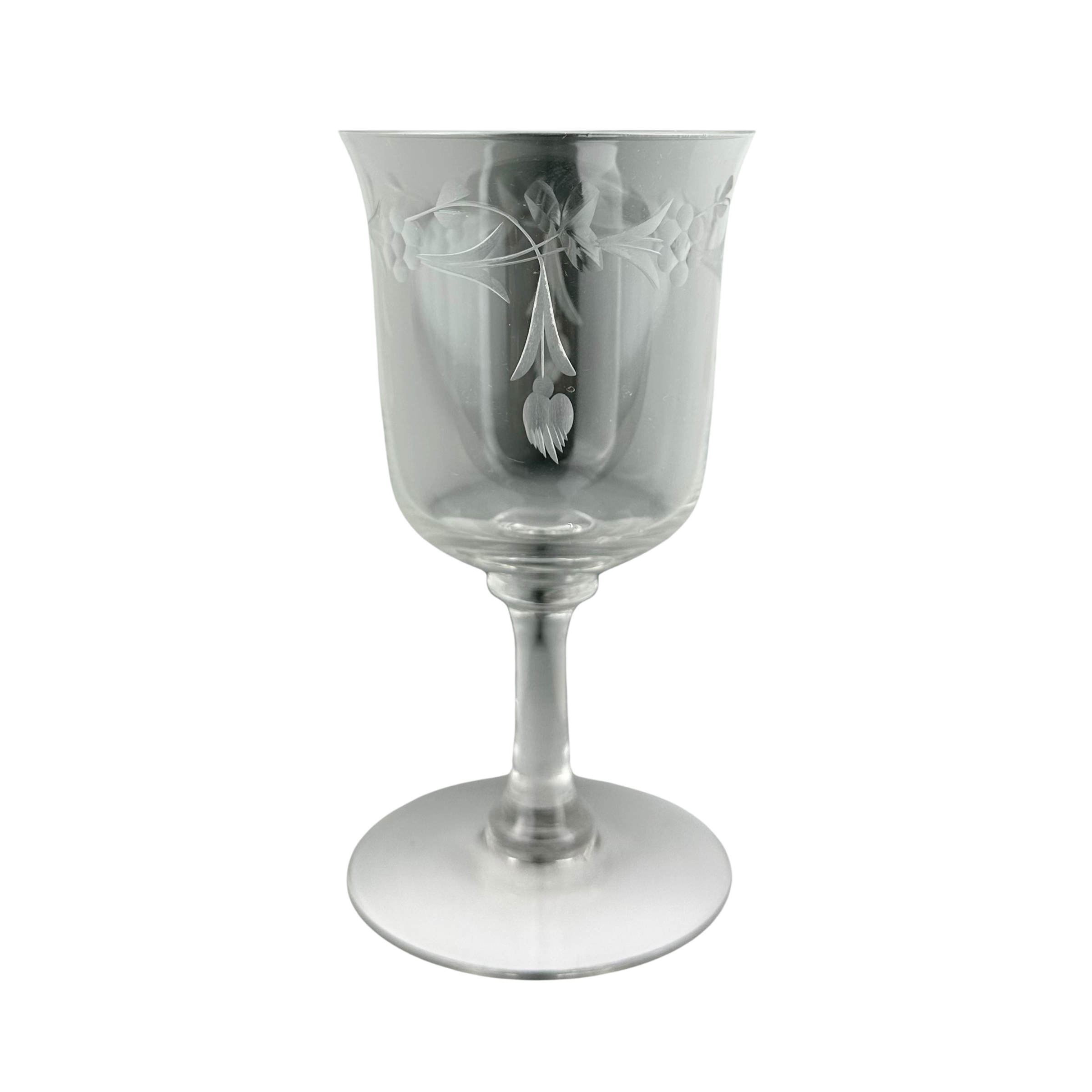 Kusak Crystal 'Rosebud', Claret - Set of 2 – Lily's Vintage Finds