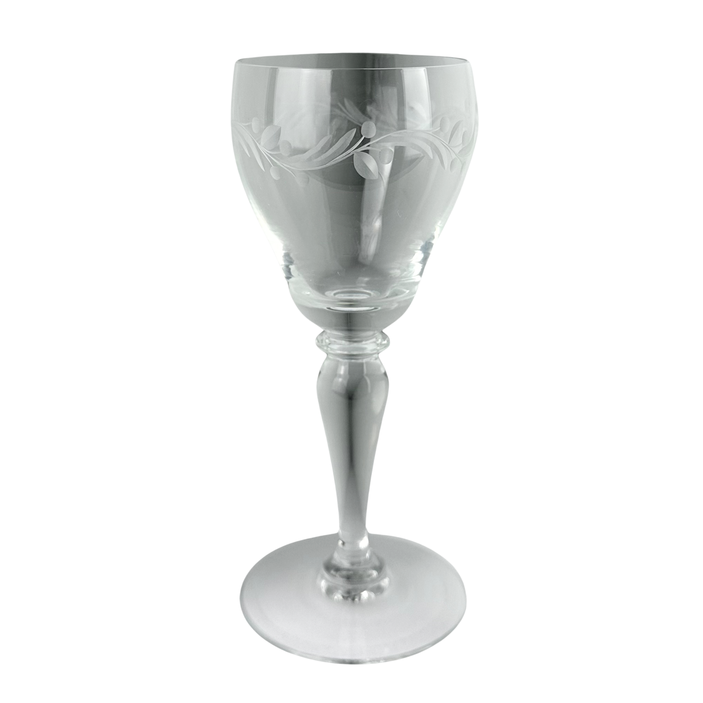 Kusak Crystal 'Satin Chantilly', Claret - Set of 2 – Lily's Vintage Finds