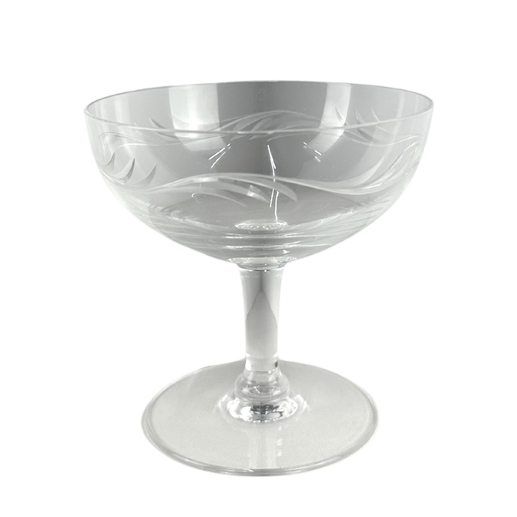 Kusak Crystal 'Coronet Wreath', Coupe - Set of 2 – Lily's Vintage Finds