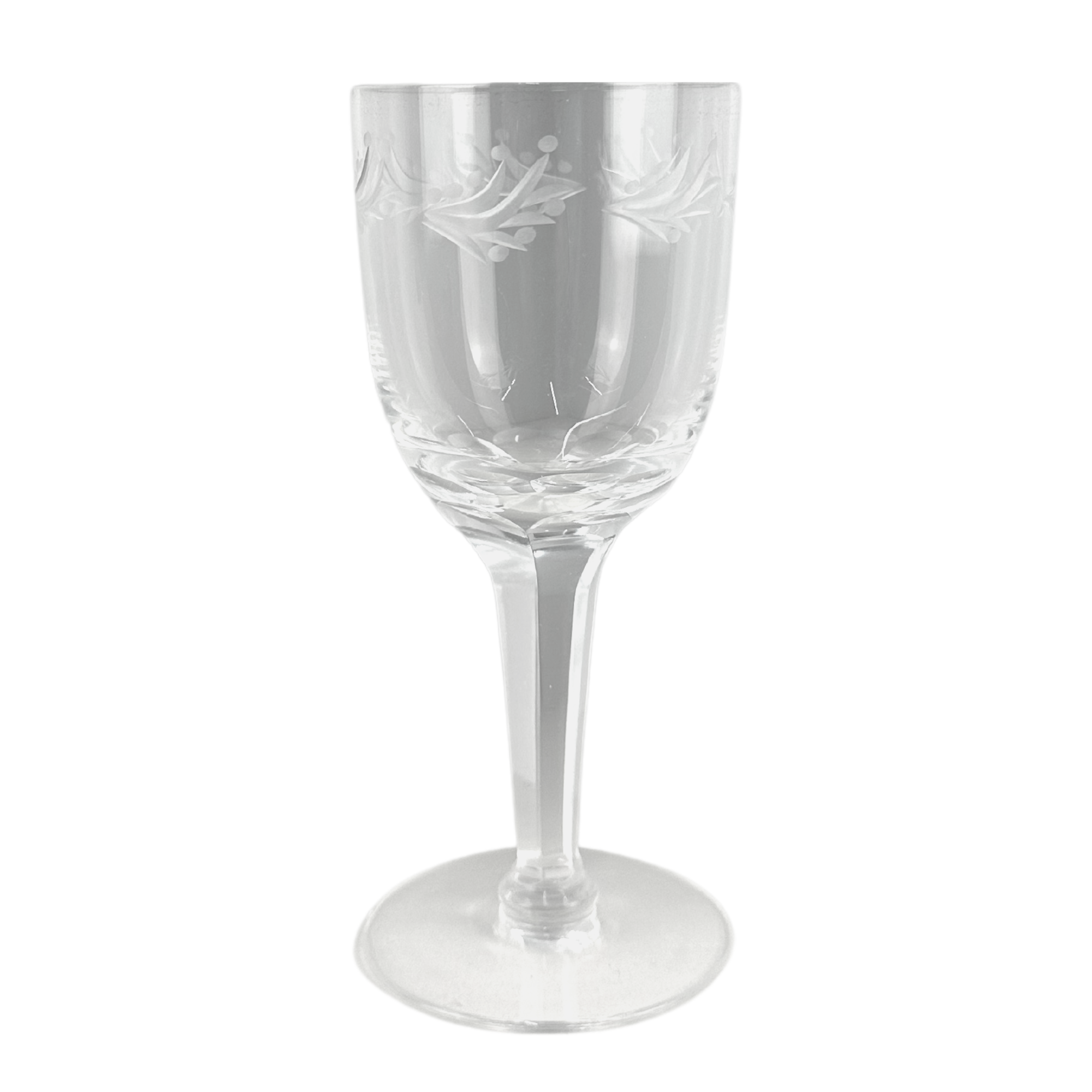 Kusak Crystal 'Florentine', Claret - Set of 2 – Lily's Vintage Finds