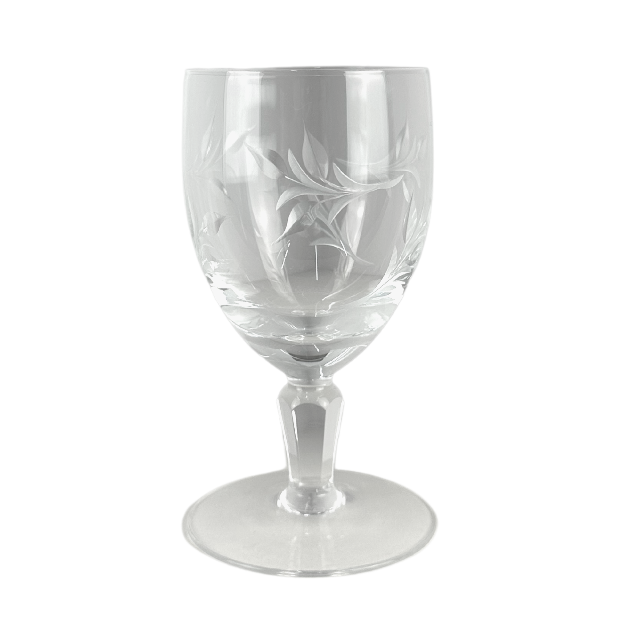 Kusak Crystal 'Leaves', 3 O'Clock Tall- Set of 2 – Lily's Vintage Finds