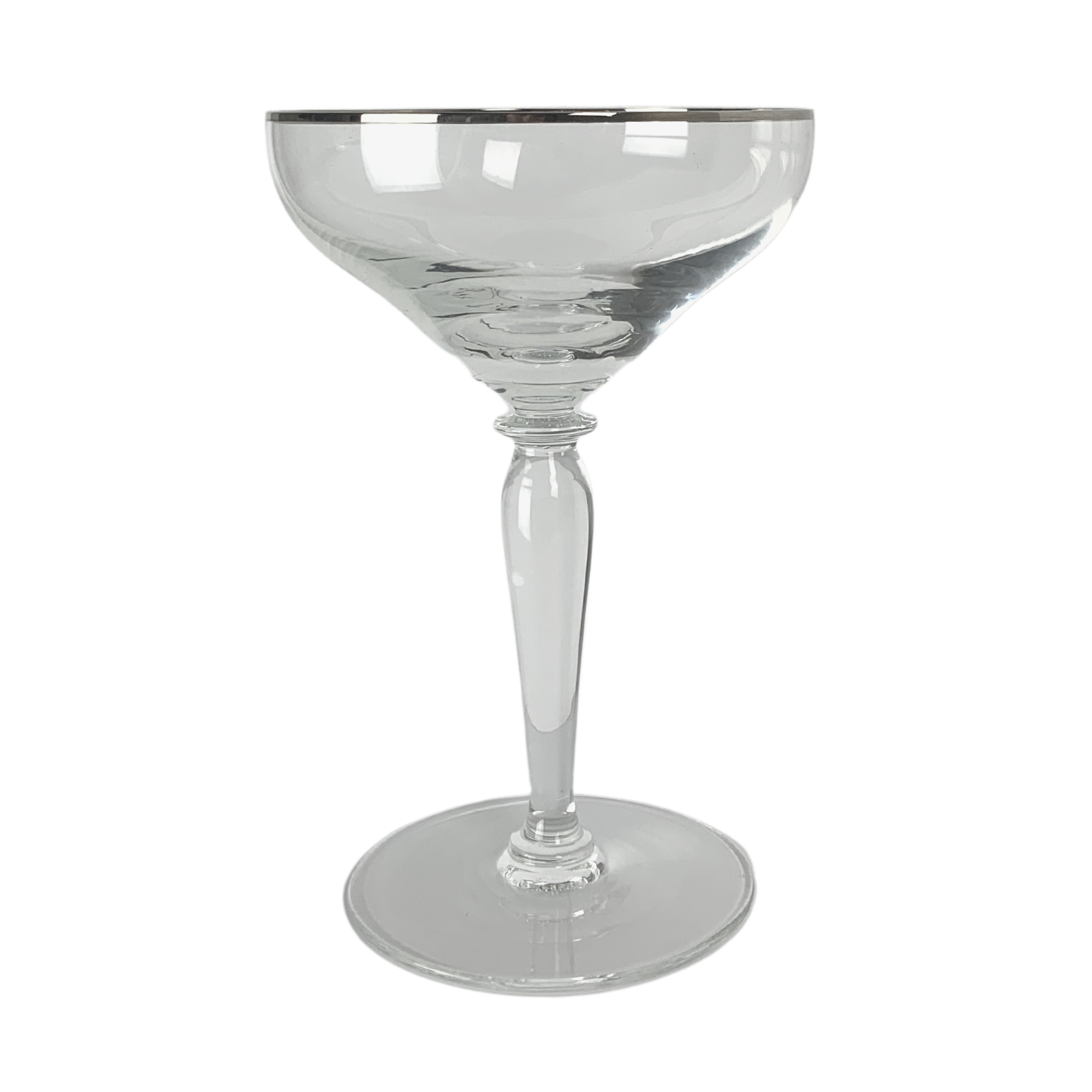 Kusak Crystal 'Platinum Classic', Coupe - Set of 2 – Lily's Vintage Finds