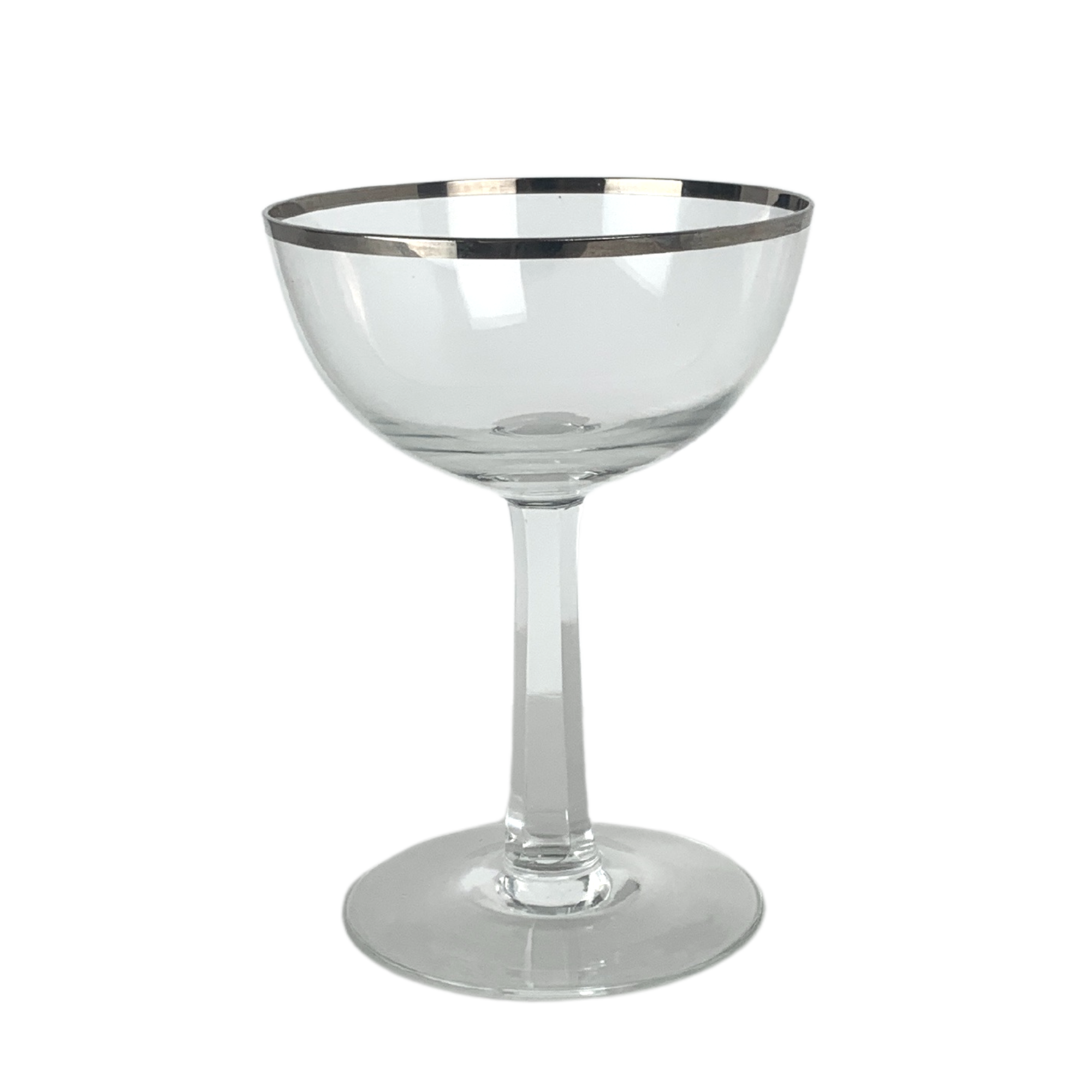 Kusak Crystal 'Platinum Classic', Martini - Set of 2 – Lily's Vintage Finds